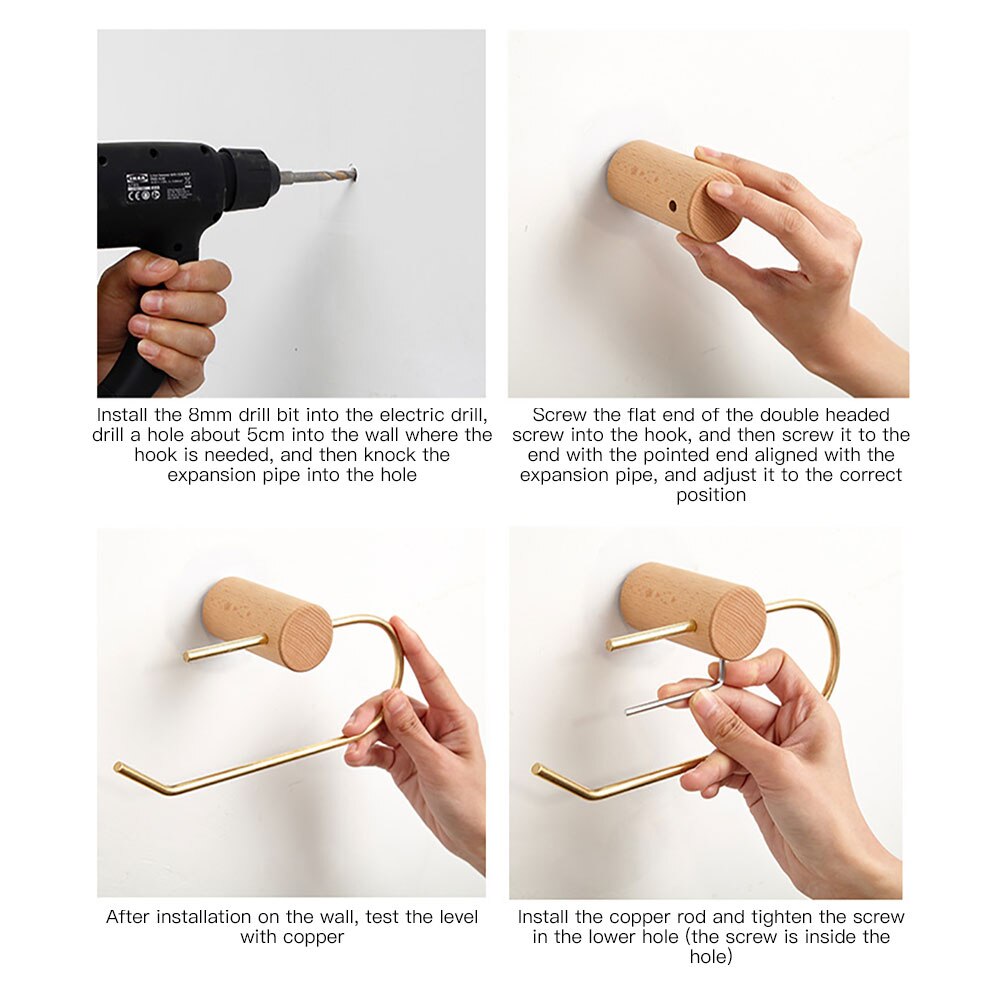 Toilet Paper Holder Nordic Bathroom Paper Roll Hol... – Grandado