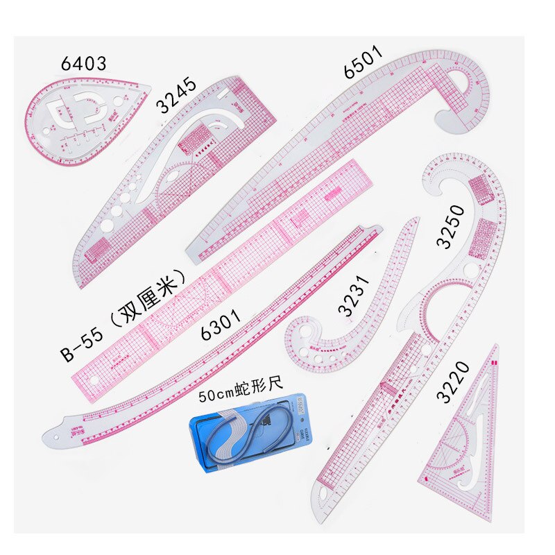 4/13 Pcs French Curve Metric Grading Ruler Measure... – Grandado