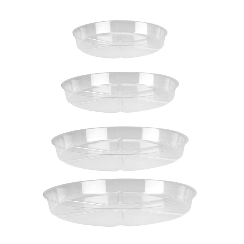 Clear Plastic Garden Plant Saucers Water Drip Tray... – Grandado