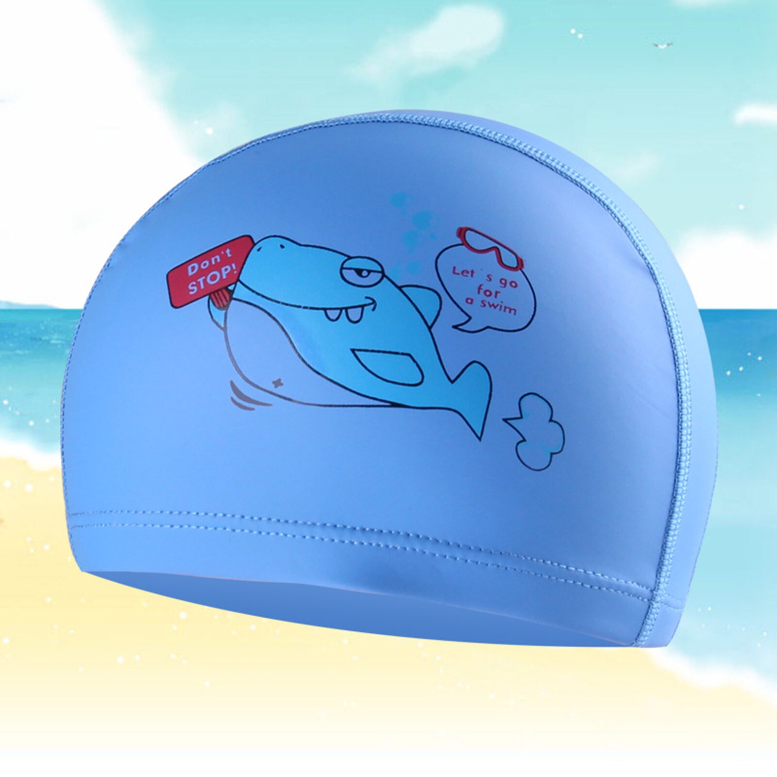 3D Swim Cap Kids Breathable Swimming Hat Boys Girl... – Grandado