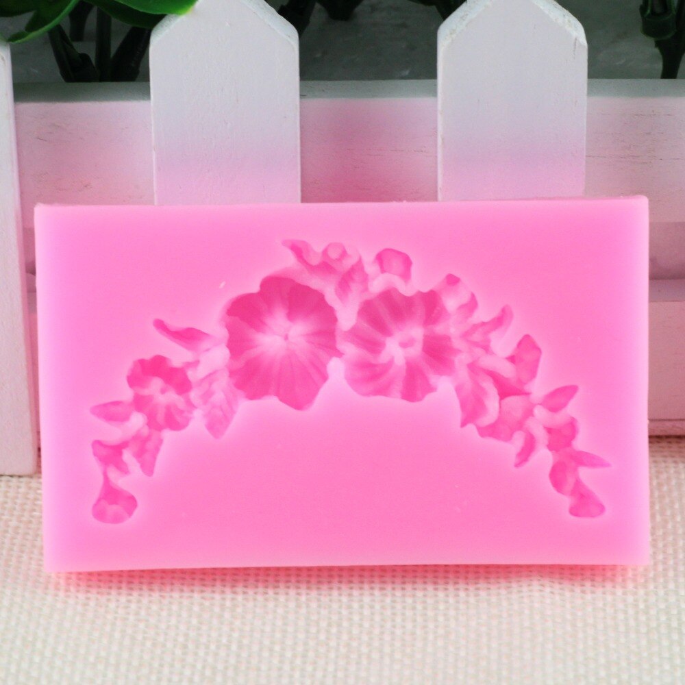Garland Flower Circle Border Gum Paste Cake Molds ... – Vicedeal