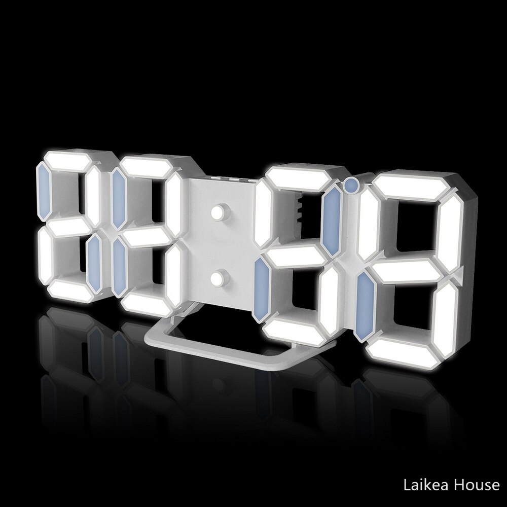 3D Led Digitale Klok Creatieve Drie-Dimensionale M... – Grandado