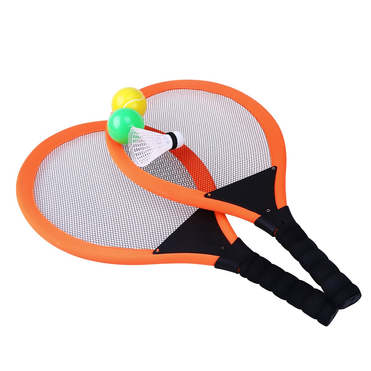 1 Pair of Badminton Rackets Shuttlecocks Rackets D... – Grandado