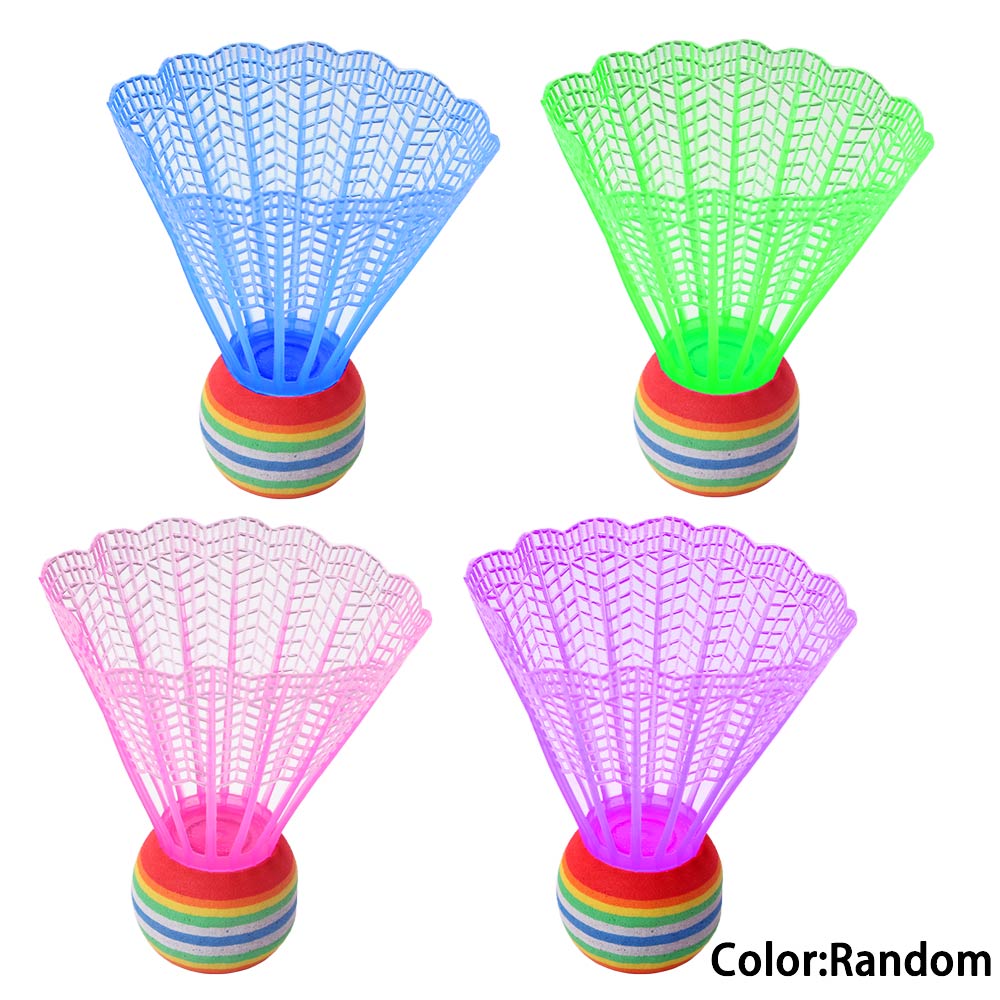 10 Pcs Badminton EVA Rainbow Ball Head Nylon Badmi... – Grandado