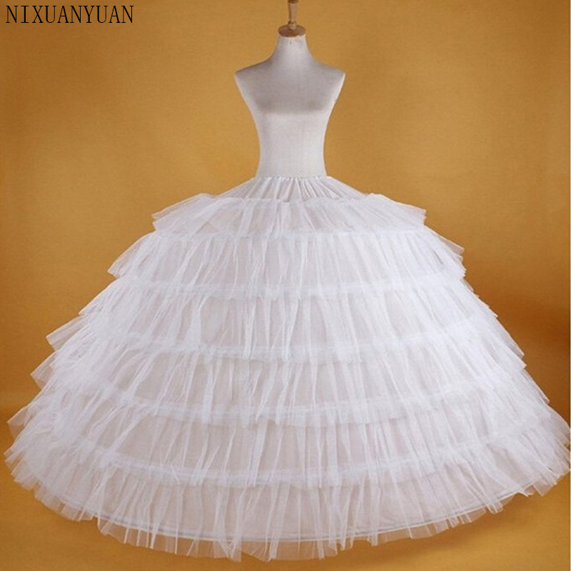 Puffy 7 Hoops Petticoats for Wedding Dress Ball Go... – Grandado