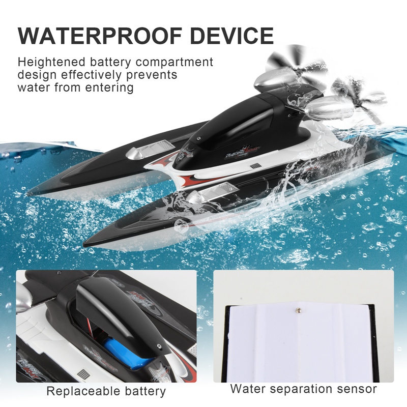 FY616 RC Boat 2.4Ghz 35Km/H High Speed RC Racing B... – Vicedeal