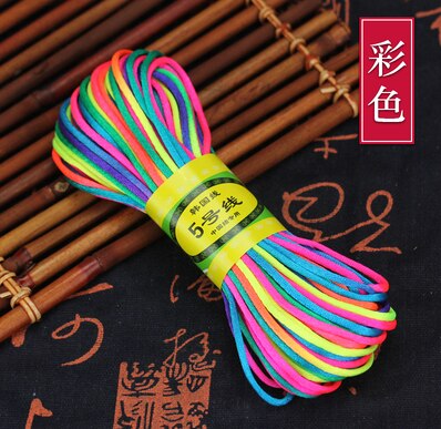 026 Crochet rope braided yarn handmade red rope DI... – Grandado