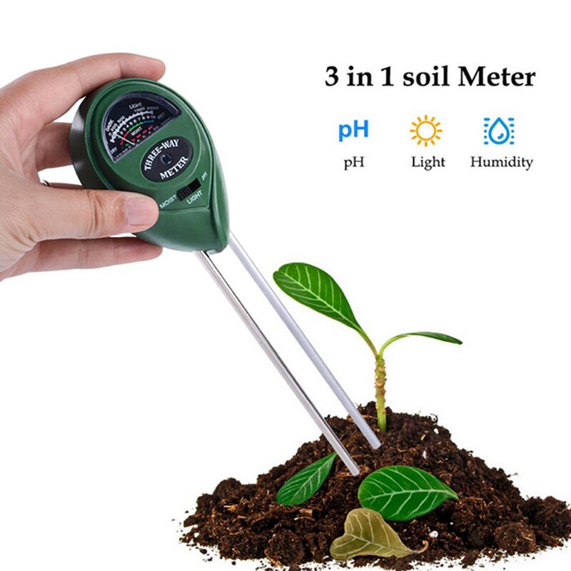Soil PH Meter 3-In-1 Soil Tester Kits With Moistur... – Vicedeal