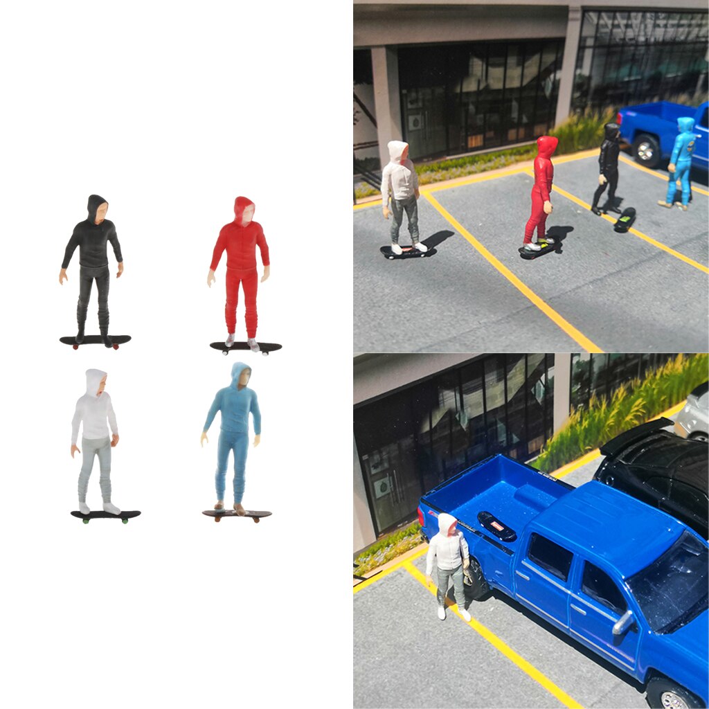 Skater Boy W/ Skateboard Figure Character Layout 1... – Vicedeal