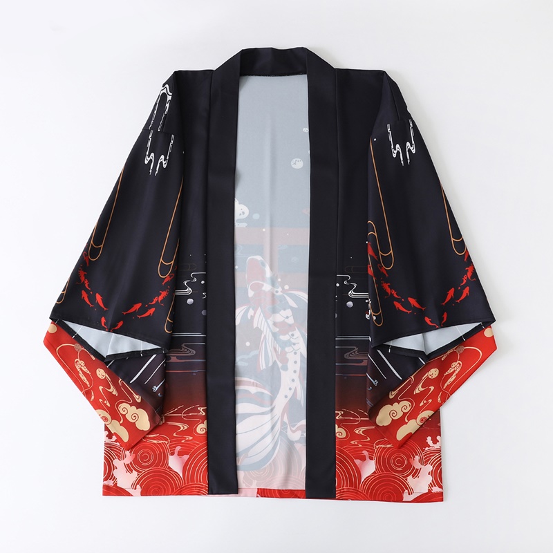 Japanese Kimono Cardigan Men Asian Clothes Yukata ... – Vicedeal