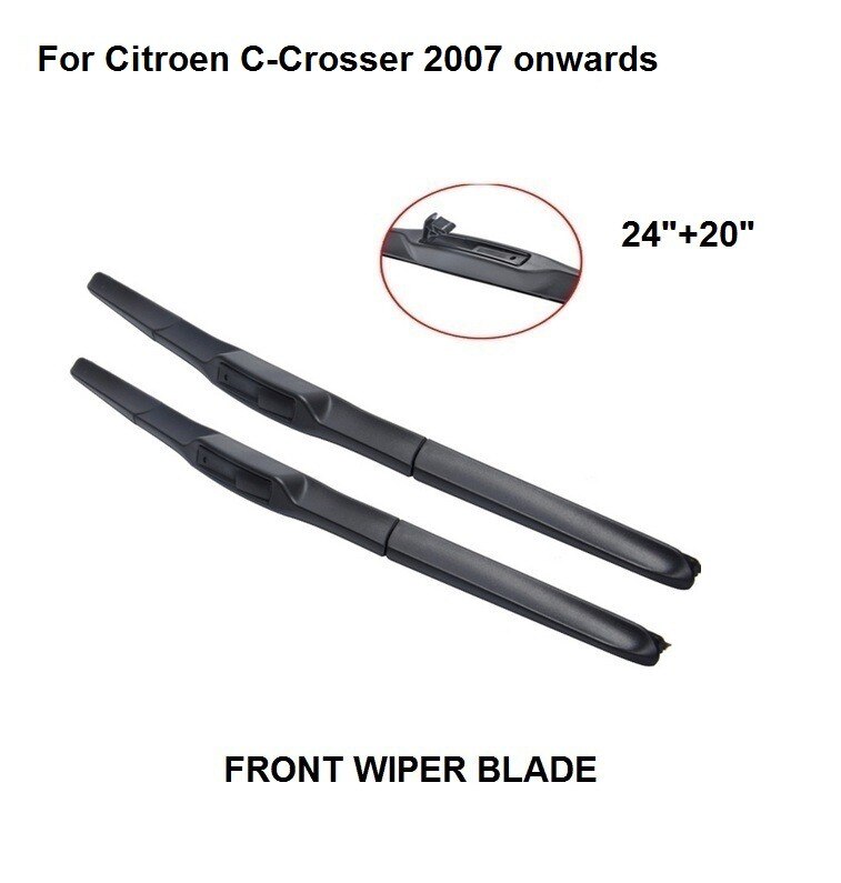 Wiper Blades For Citroen C-Crosser 2007 onwards 24... – Grandado