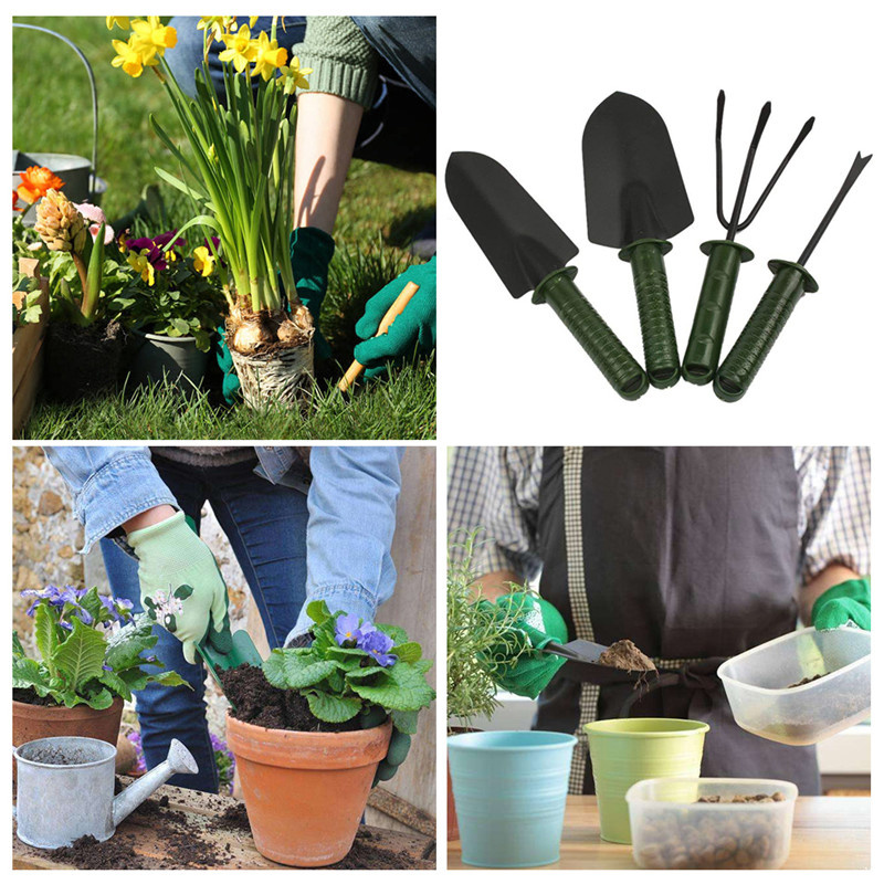 4 Pcs Flower Shovel Large Planting Tool Combinatio... – Grandado