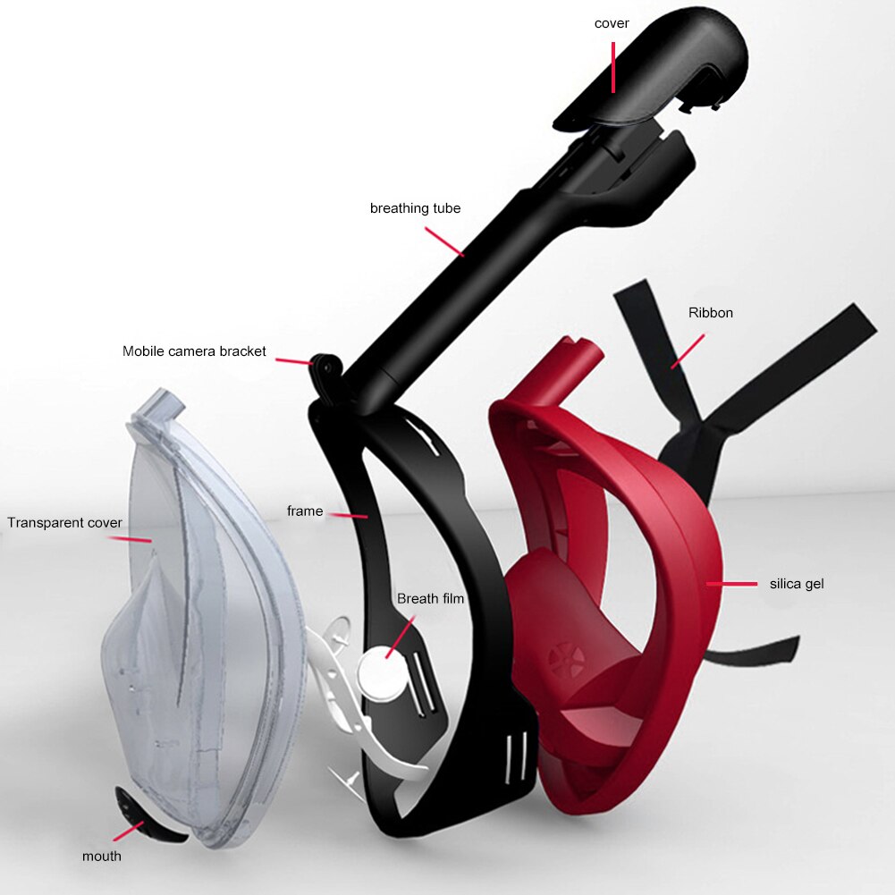 Scuba Diving Mask Full Face Snorkeling Mask Underw... – Grandado