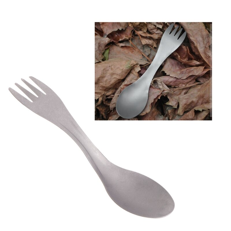 Ultralight Titanium Spoon Fork Spork Outdoor Campi... – Grandado