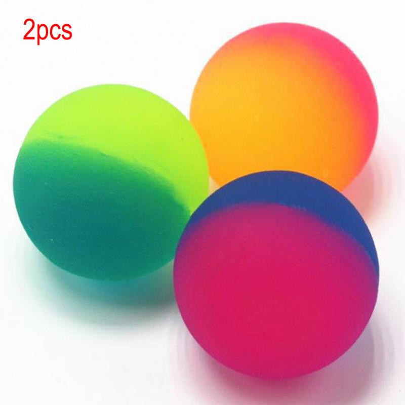 2 Pcs Double Color Luminous Bouncing Ball Intellig... – Grandado