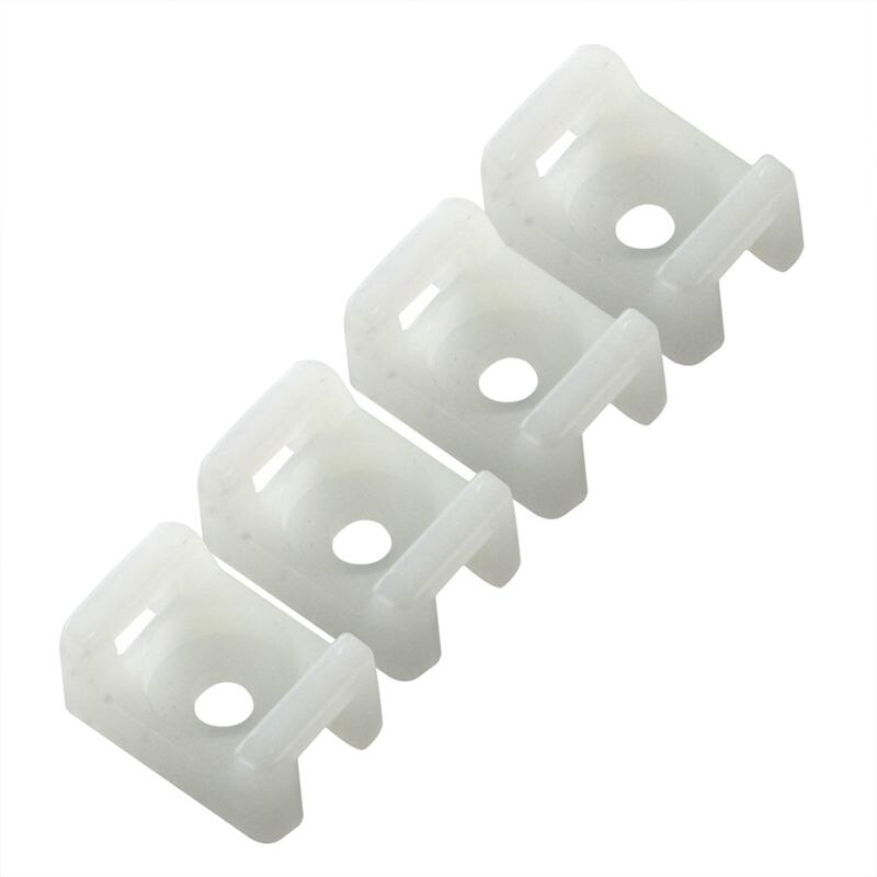 4.5mm Cable Tie Mount Wire Buddle Saddle Type Plas... – Grandado