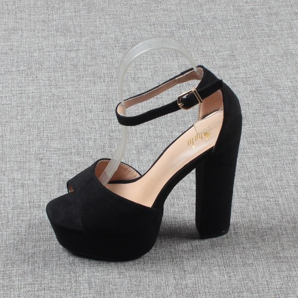 Espadrilles à talons hauts pour femmes, sandales à... – Grandado