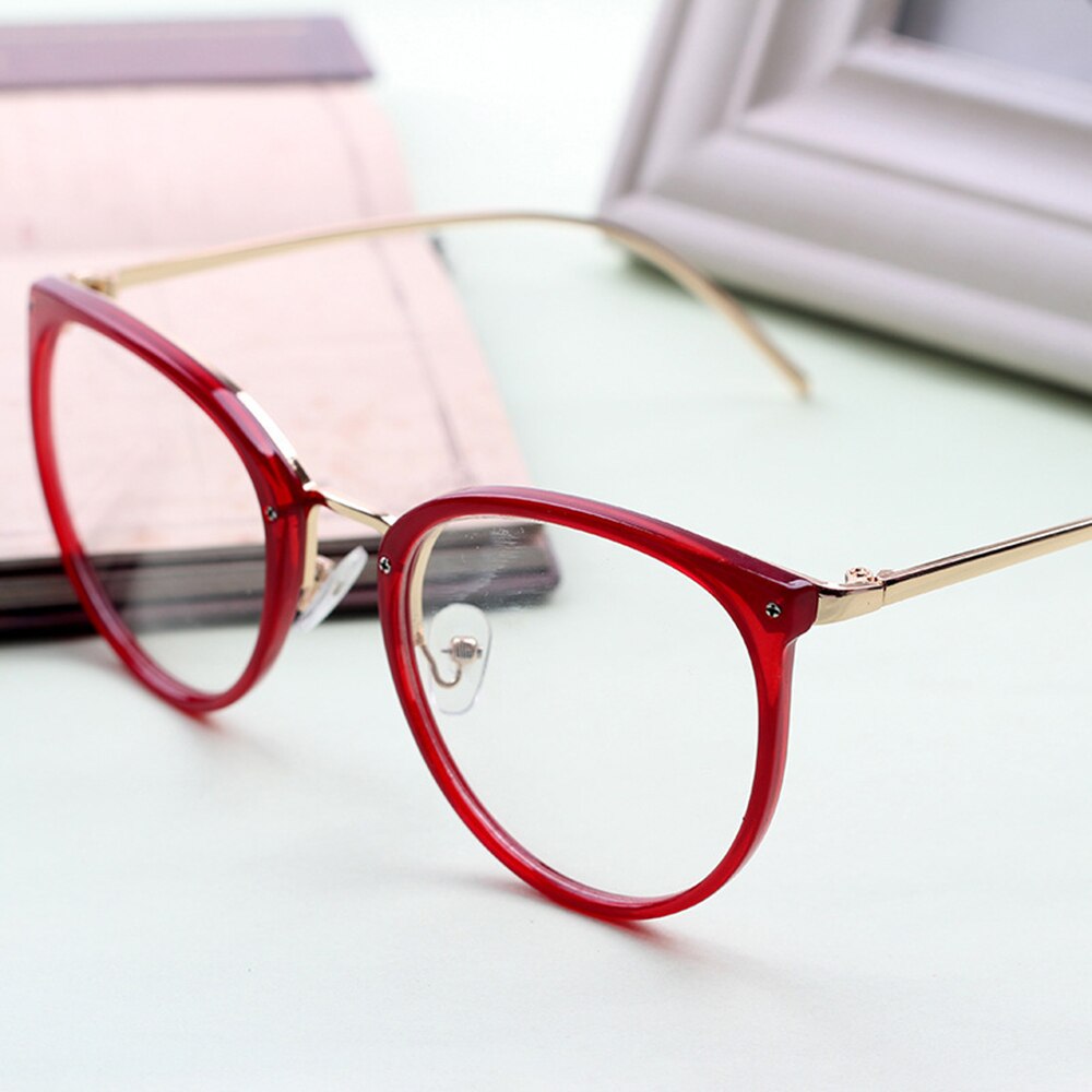 1pc Myopia Optical Lens Glasses Women Trendy Metal... – Grandado