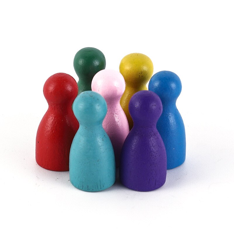 10Pcs/Set Chess Pieces Wood Pawn/Chess Card Pieces... – Grandado