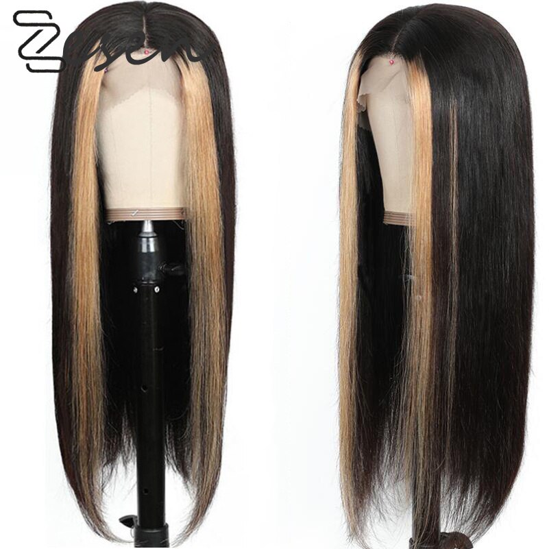 Zesen 13*4Lace Front Wigs Two Tone Ombre Color Str... – Vicedeal