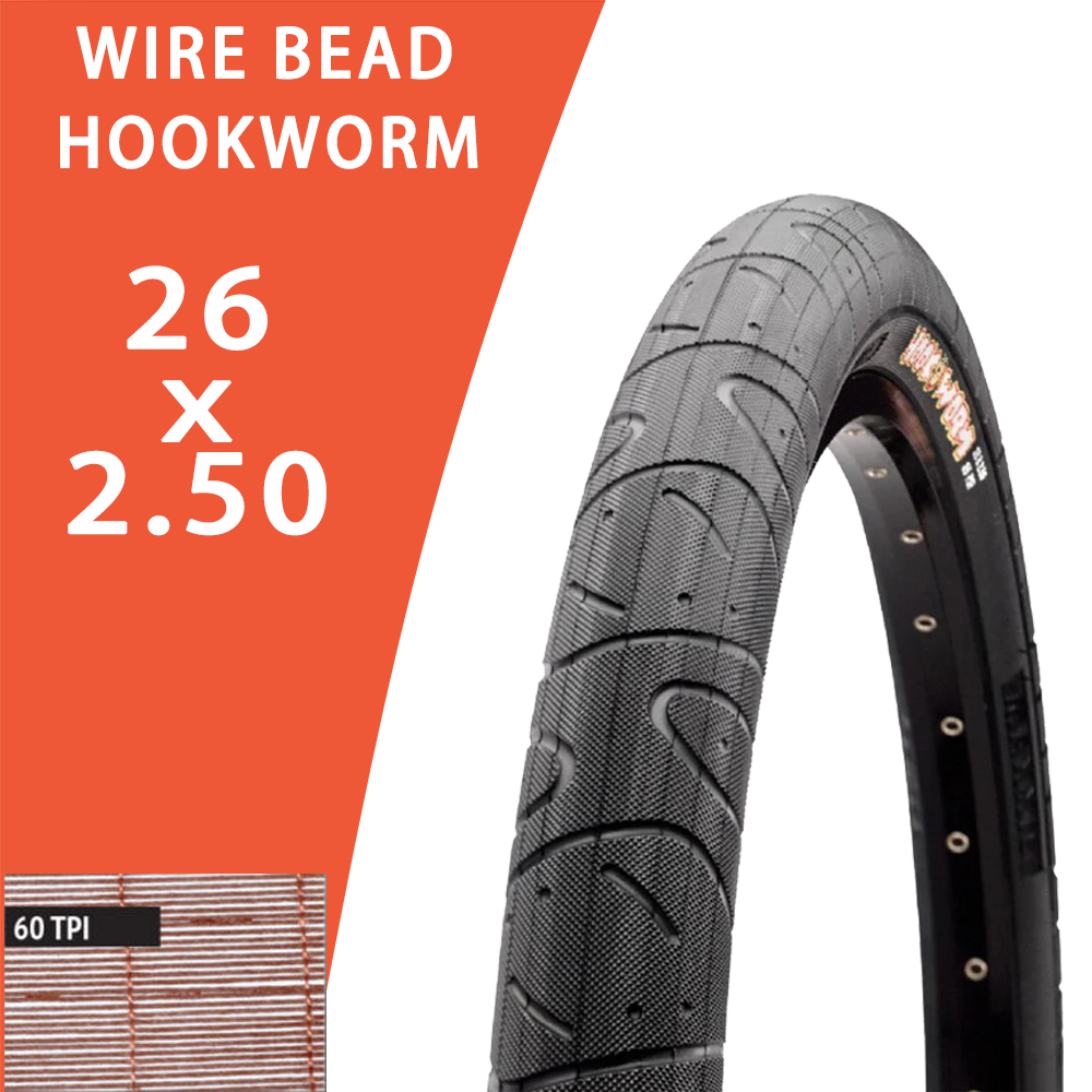 MAXXIS HOOKWORM WIRE BEAD BMX BICYCLE TIRE 20inch ... – Grandado