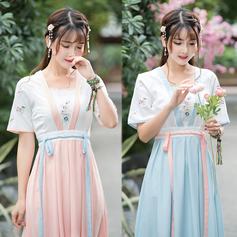 Hanfu Traditional Folk Dance Dress Women Han Dyna... – Grandado