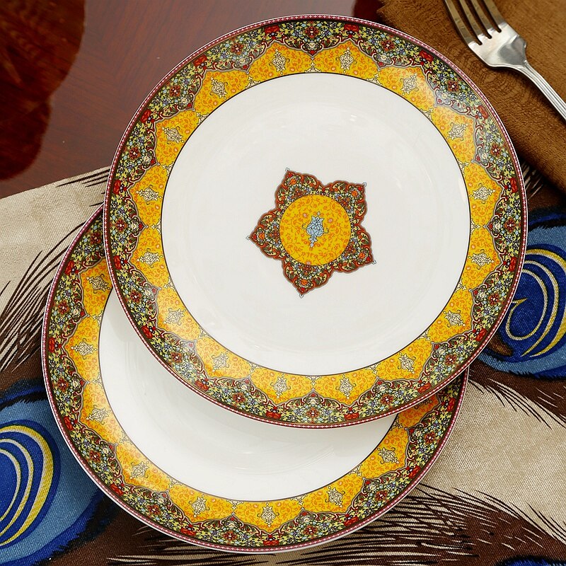 4pcs set, 8inch, fine bone china serving platter, ... – Grandado