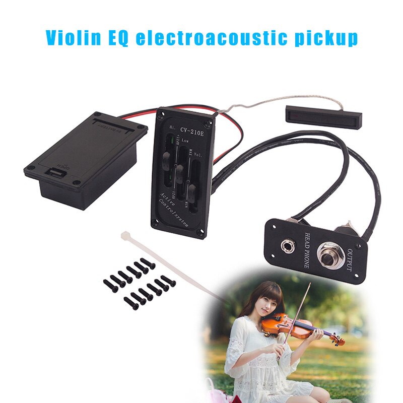 Electric Violin Pickup Adjustable Tone Volume Cont... – Grandado