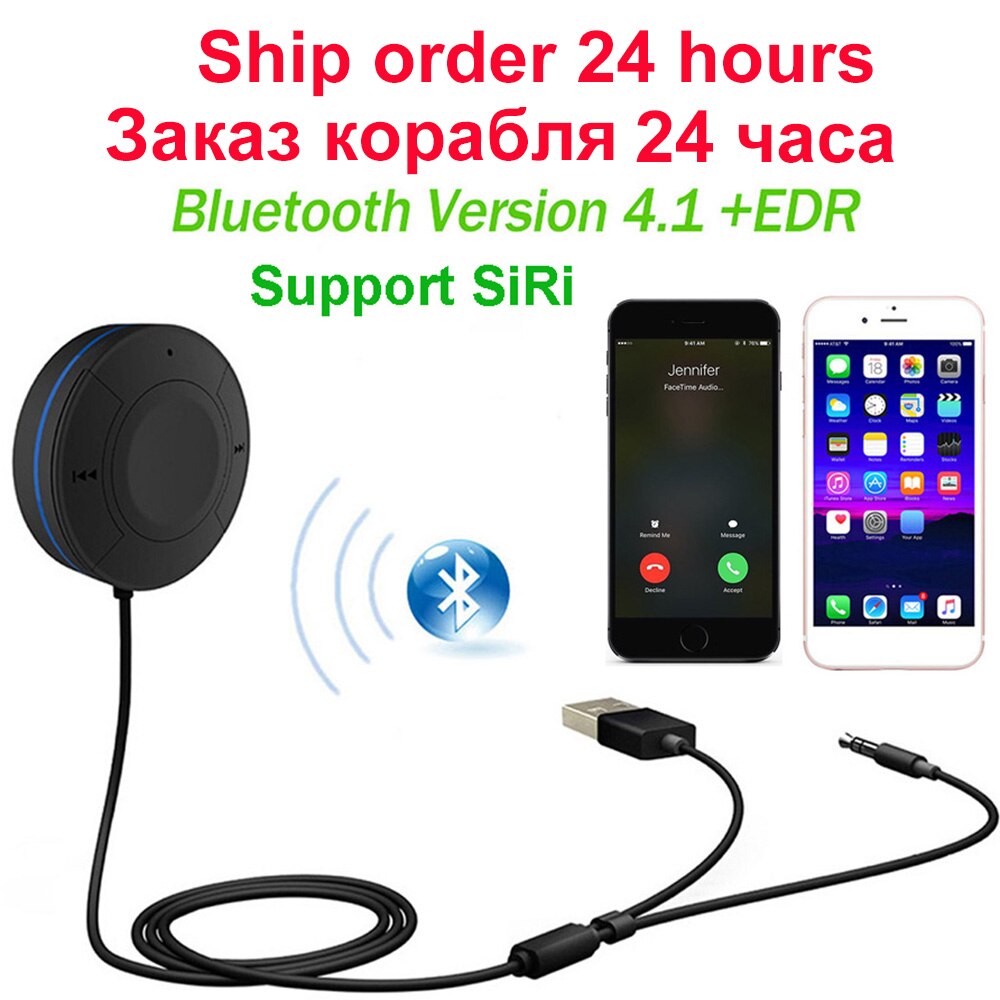 Bluetooth Handsfree Car Kit Wireless A2DP Music Re... – Grandado