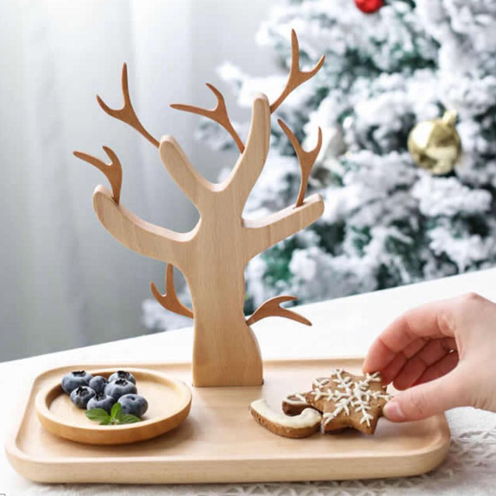 Wooden Christmas Chopping Block Household Breadboa... – Grandado