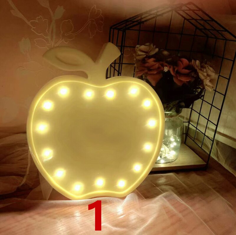 LED apple shape lamp ins decorative lamp small nig... – Vicedeal