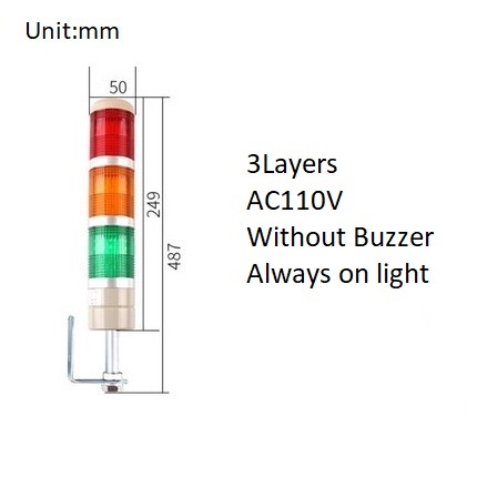 Industrial Multilayer Safety Stack Alarm Lamp Side... – Vicedeal