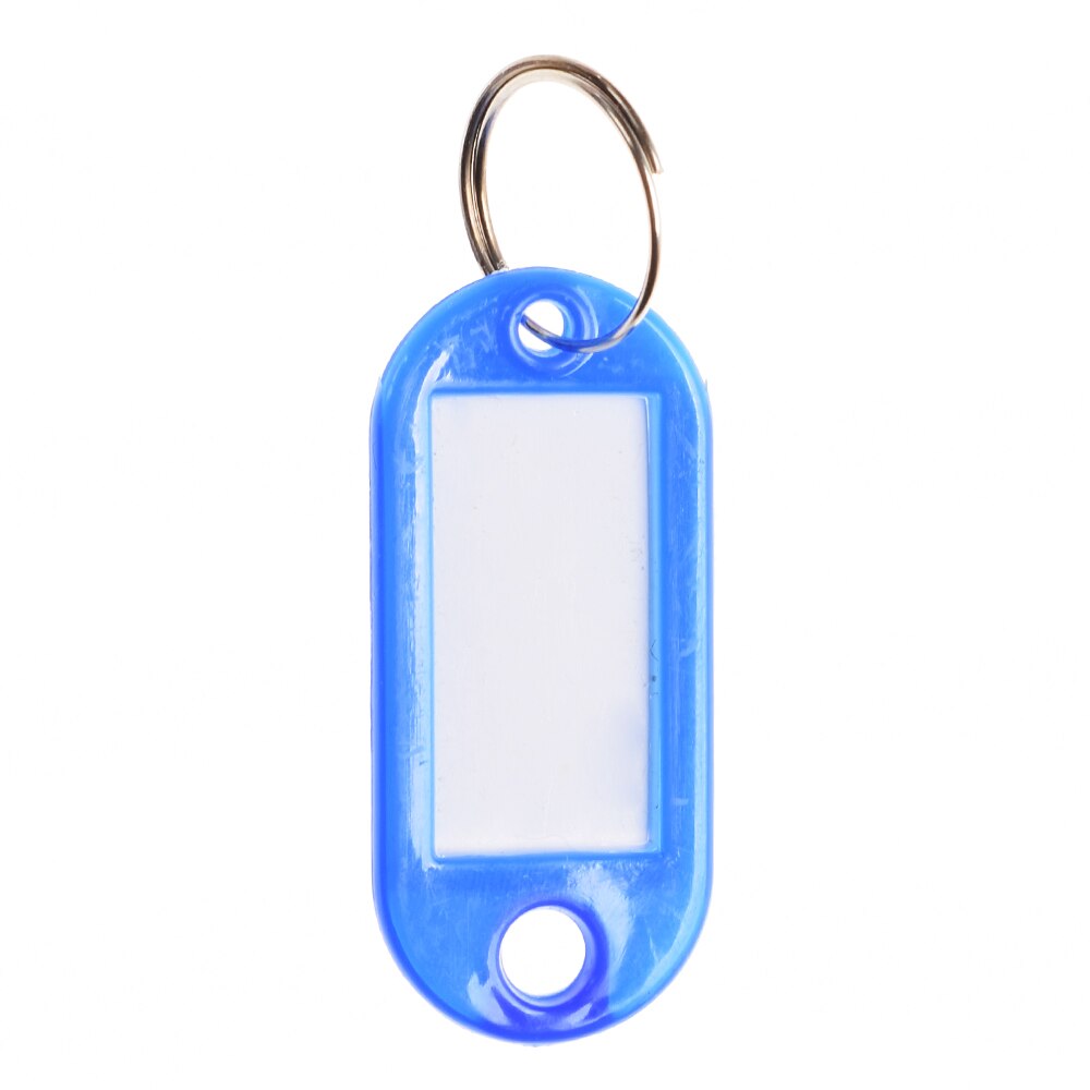 10PCS Colorful Key ID Labels Name Tags Split Ring ... – Vicedeal
