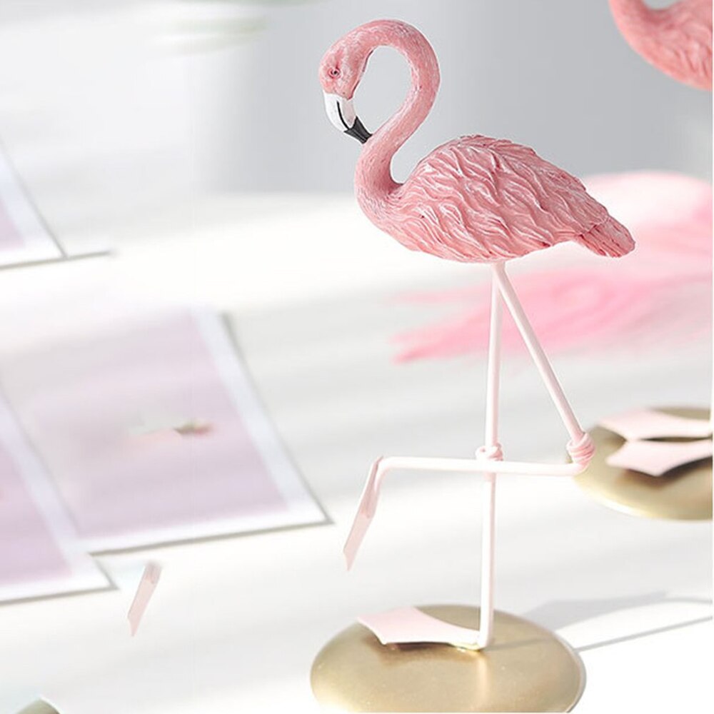 Lovely Cute Flamingo Resin Home Decorations Christ... – Grandado