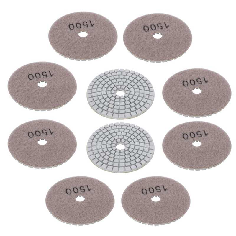 10Pcs 3in White Sanding Discs Pads Buffing For Pol... – Grandado