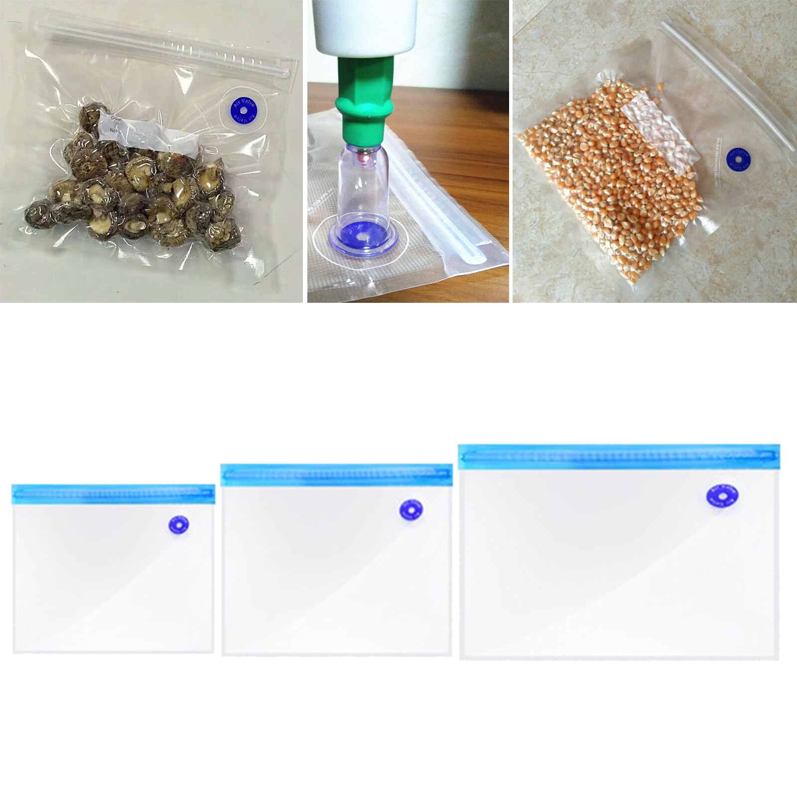 Vacuum Zipper Bags 10PCS, Vacuum Food Sealer Bags ... – Grandado