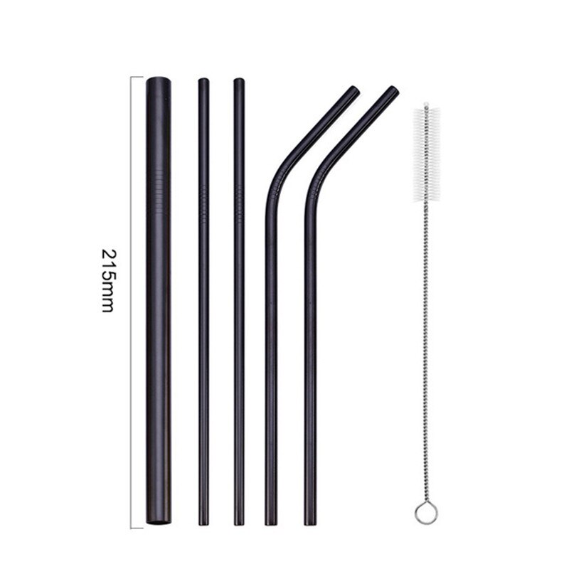 7 Pcs 304 Stainless Steel Reusable Drinking Straw ... – Grandado