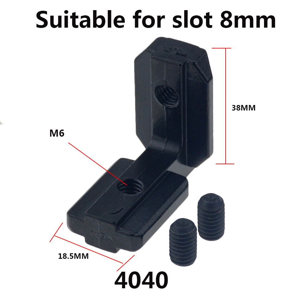 10pcs/lot Black L Shape Interior Corner Connector ... – Vicedeal