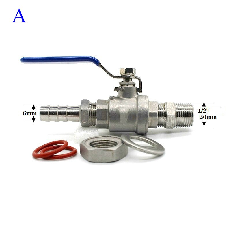 304 stainless steel ball valve weldless ball valve... – Grandado