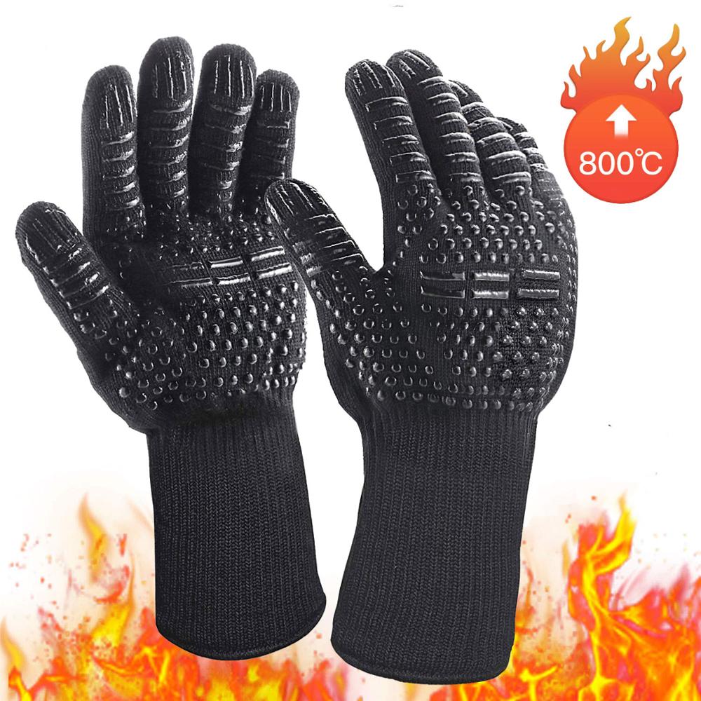 Anti corte à prova luva 800 graus celsius corte-re... – Grandado