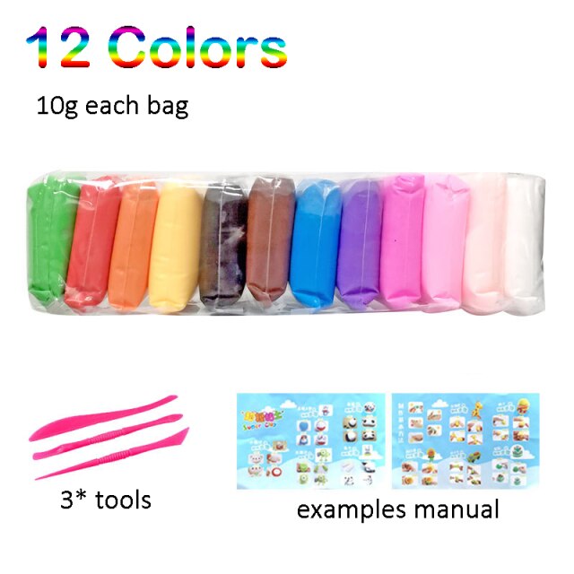 36 Colors/Set Fluffy Super Light Soft Clay Childre... – Grandado