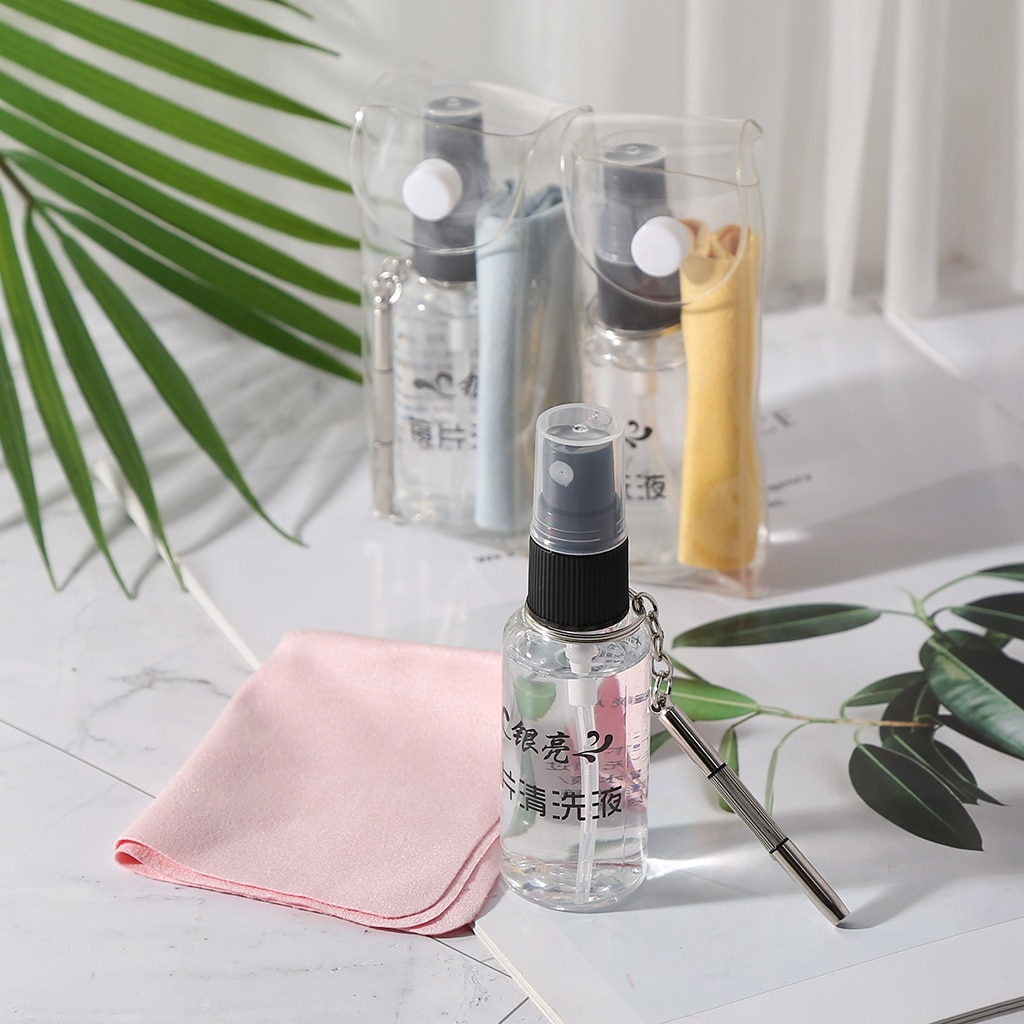 1 Set Glasses Cleaner Repair Kit Cloth Cleaning Sc... – Vicedeal