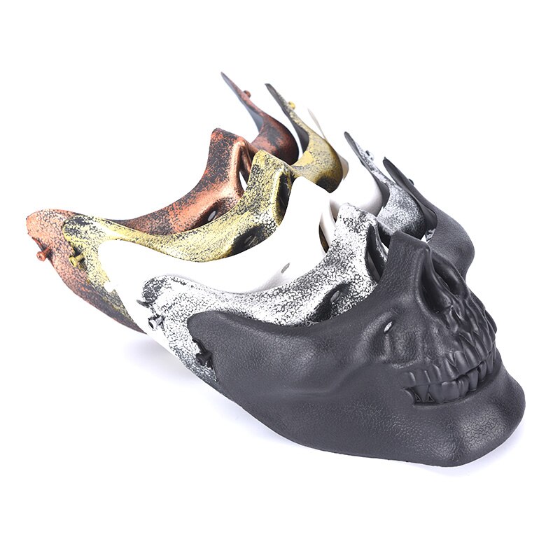 1pc Halloween Skull Mask Jaw Horror Half Face Shie... – Grandado