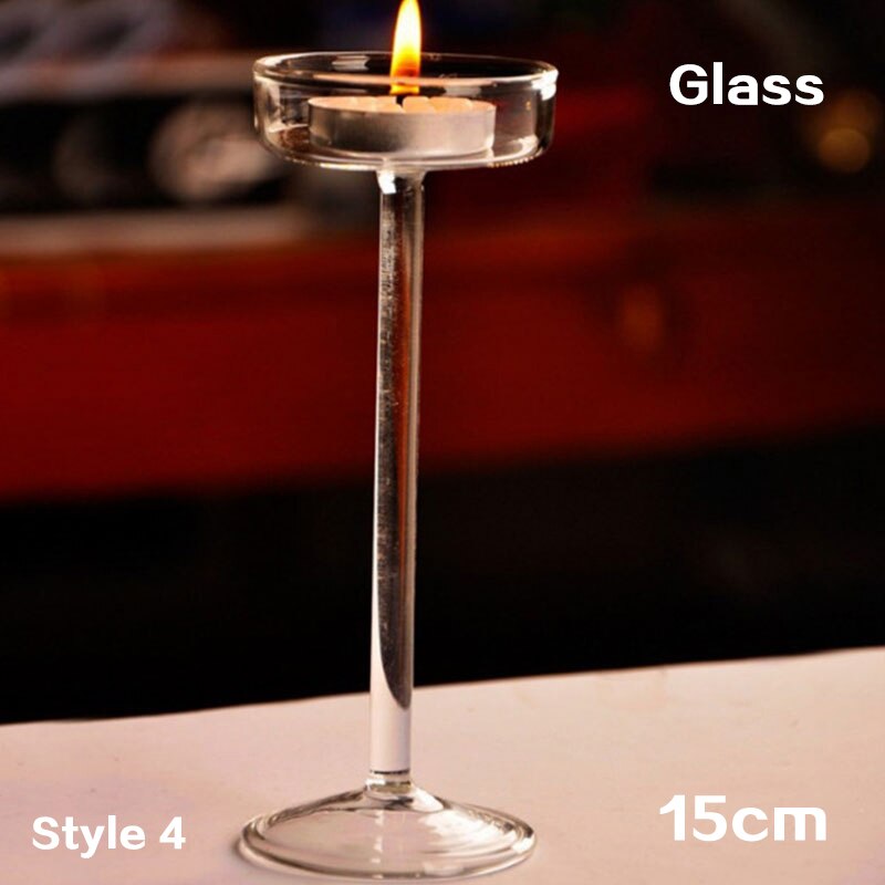 European High Candlestick Classical Goblet Glass C... – Grandado