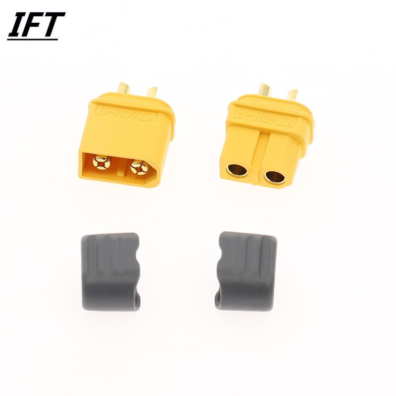 10 x Amass XT60+ Plug Connector With Sheath Housin... – Grandado