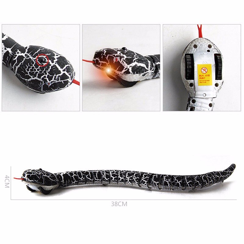 Rechargeable Remote Control Snake Prank Toys Infra... – Grandado