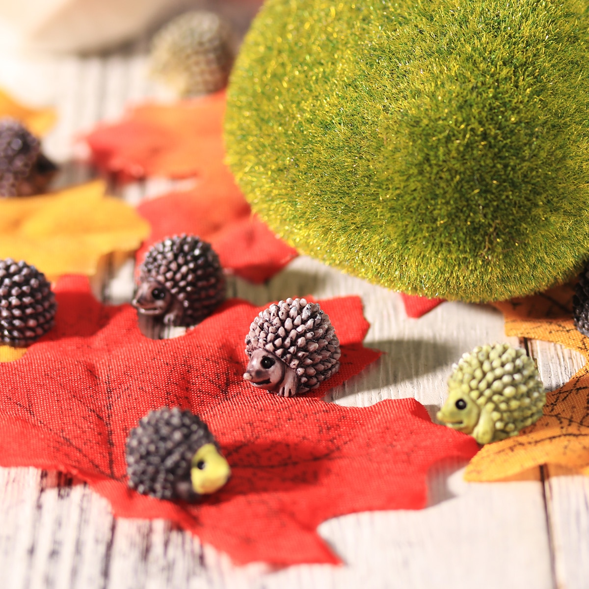 OULII 10pcs Realistic Non-toxic Resin Landscape Mi... – Grandado