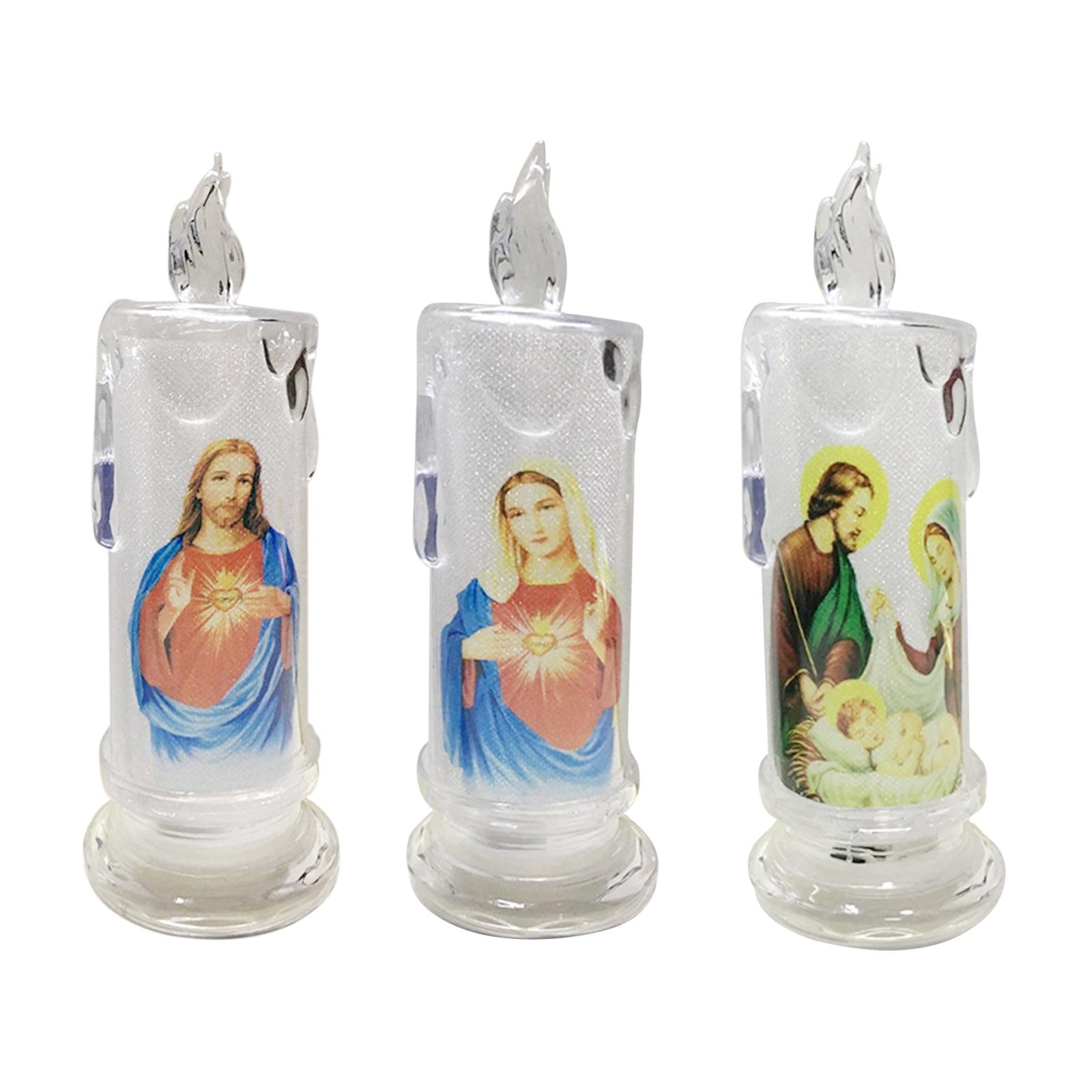 Electric LED Candle Lamp Tealight Flameless Pillar... – Vicedeal
