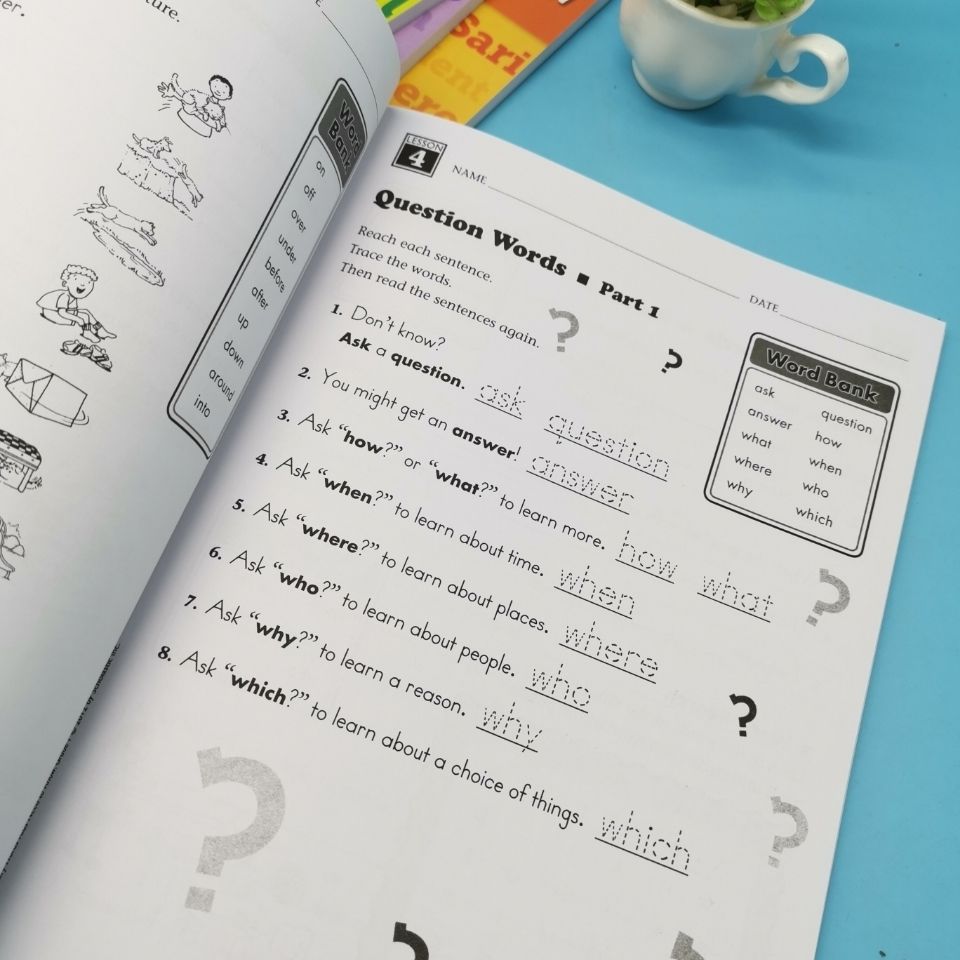 Libro de palabras de Grade1-6 para niños, libros d... – Grandado
