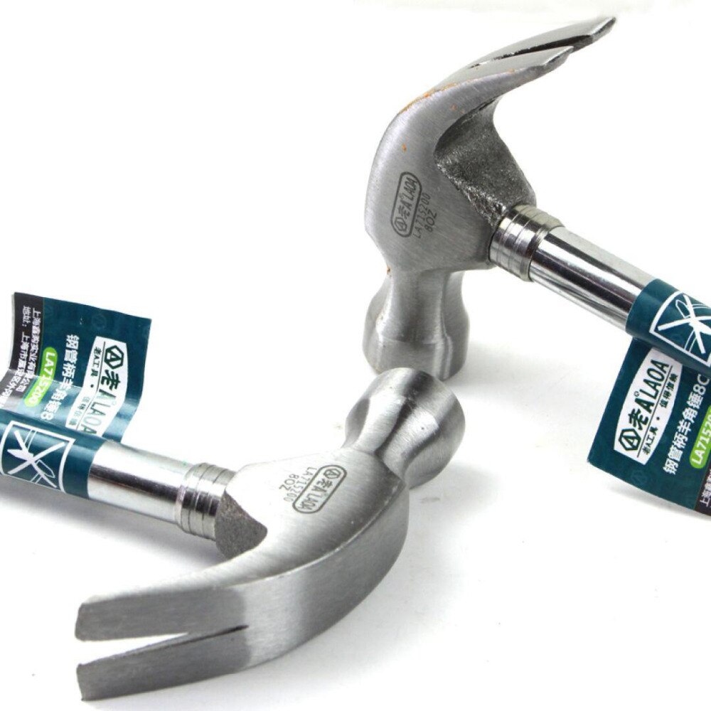 LAOA 8OZ Hammer Steel Tube Claw Hammer Woodworking... – Grandado